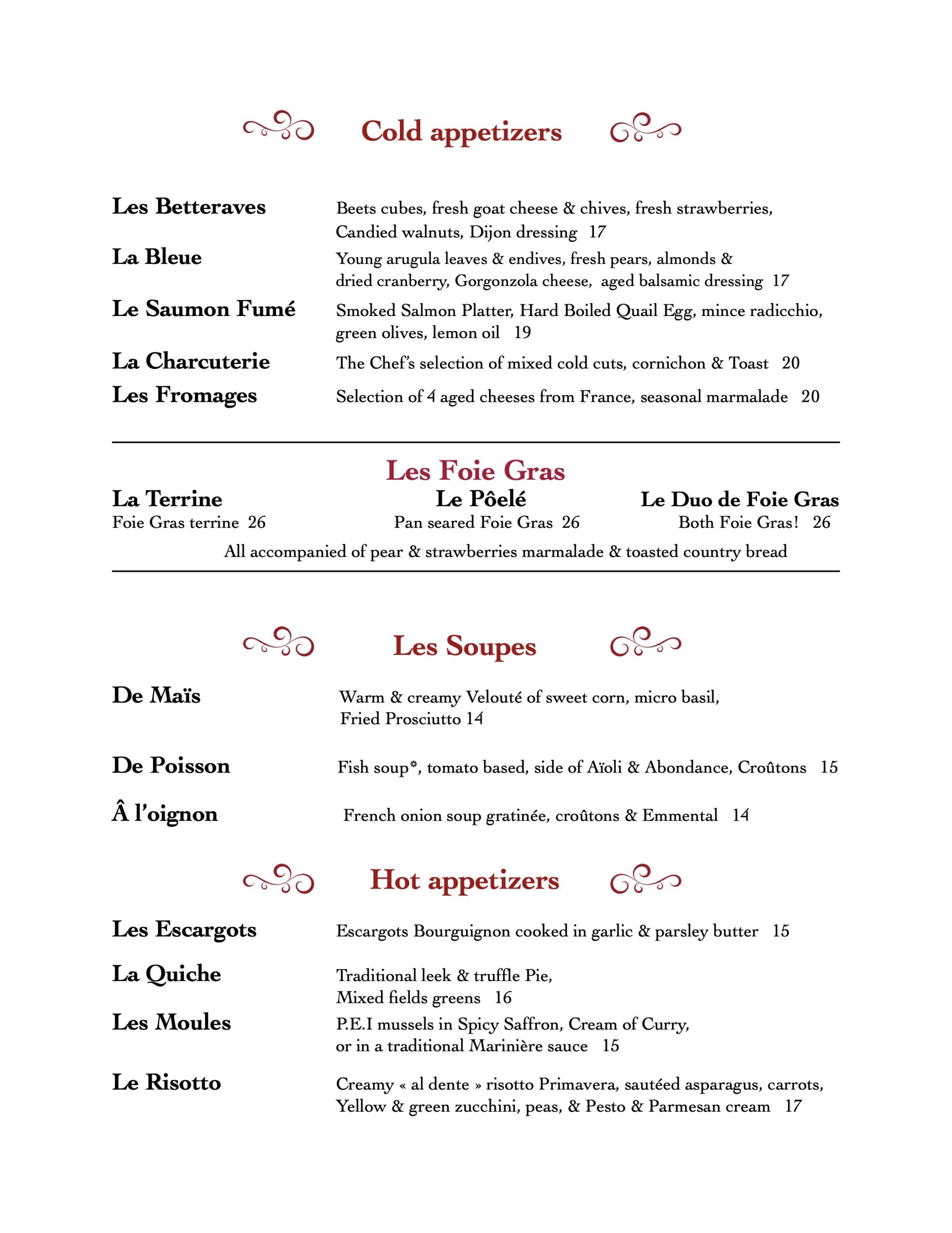 L.V.Boston | La Voile Restaurants